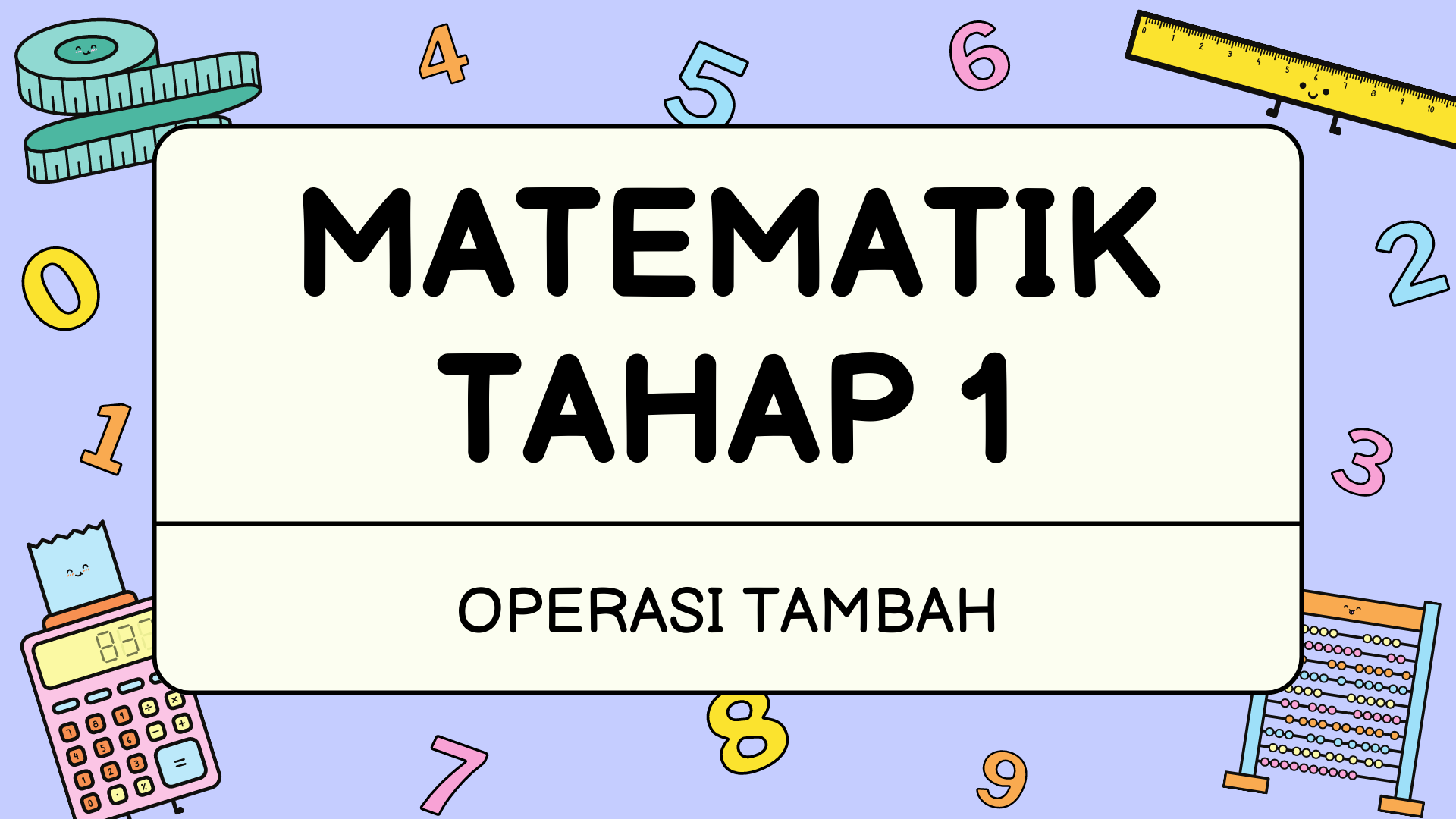 EDISI PRA SEKOLAH : LEMBARAN KERJA MATEMATIK OPERASI TAMBAH 1-20 ...