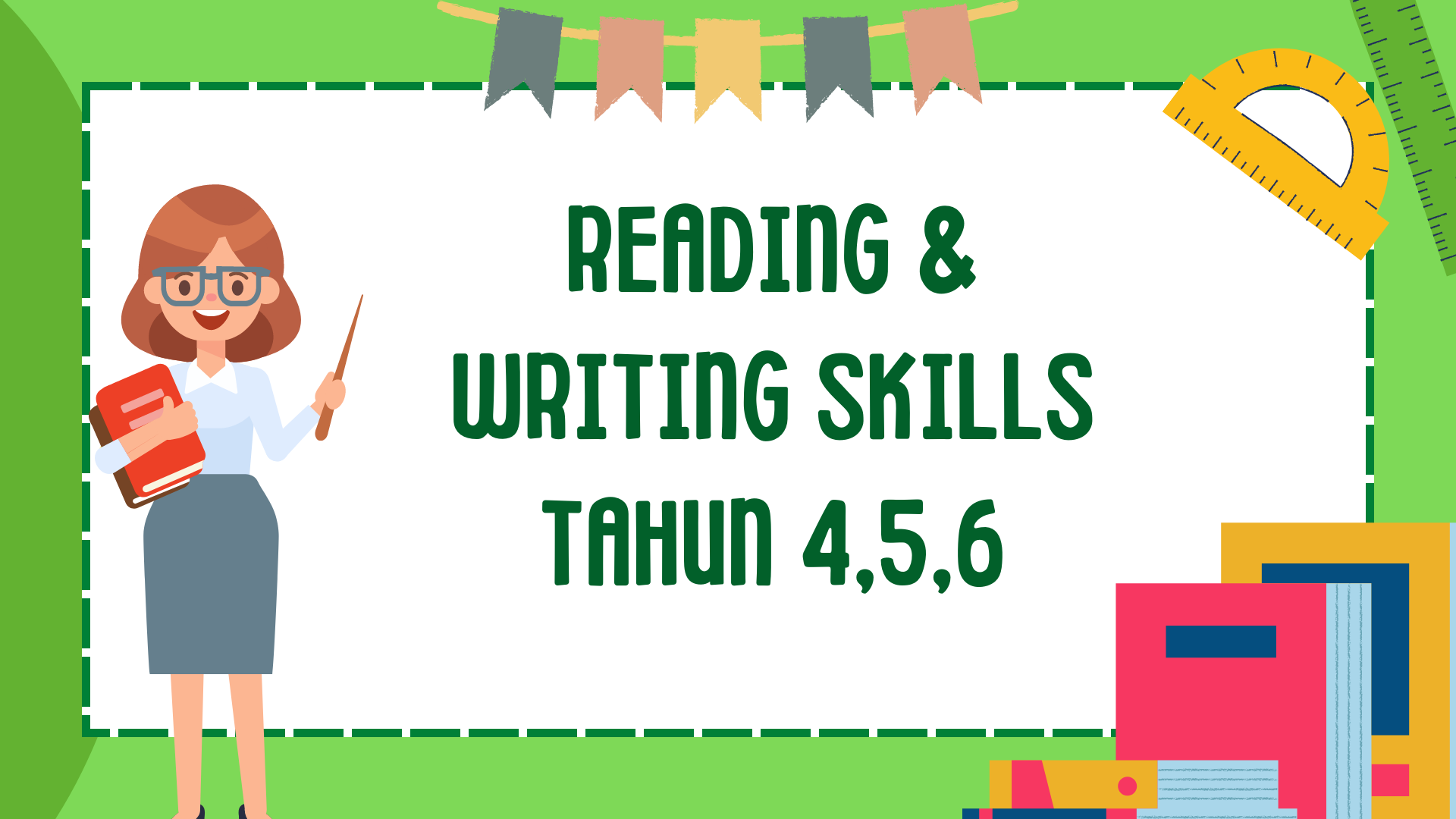 ENGLISH WORKSHEET TAHUN 4 5 6 : READING AND WRITING SKILLS - Pendidikan ...