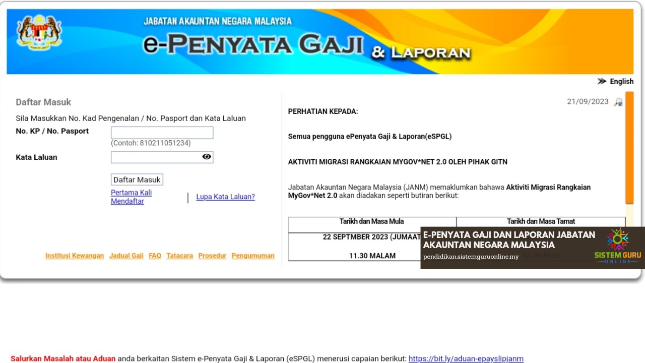 E-PENYATA GAJI DAN LAPORAN JABATAN AKAUNTAN NEGARA MALAYSIA 2023 ...