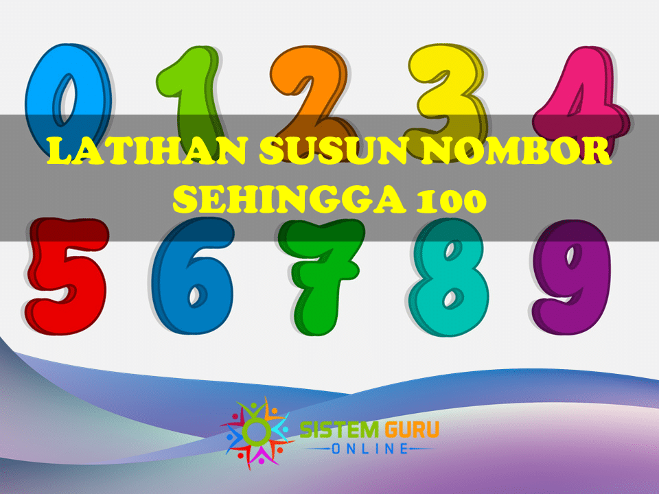 Latihan Susun Nombor Sehingga Nombor 100 - Pendidikan Rasmi