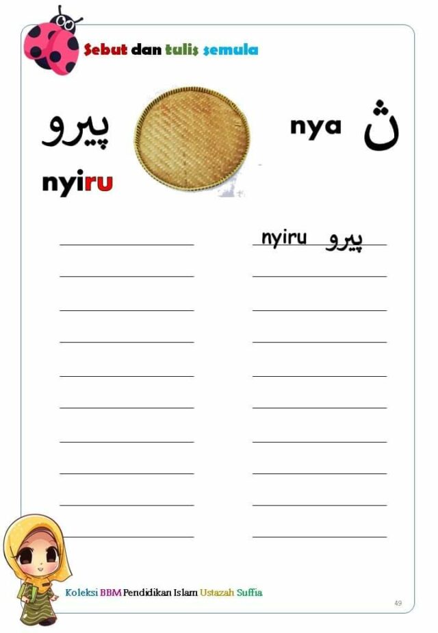 Mengenal Huruf Jawi Beserta Kaedah Menulis Dan Membaca - Pendidikan Rasmi