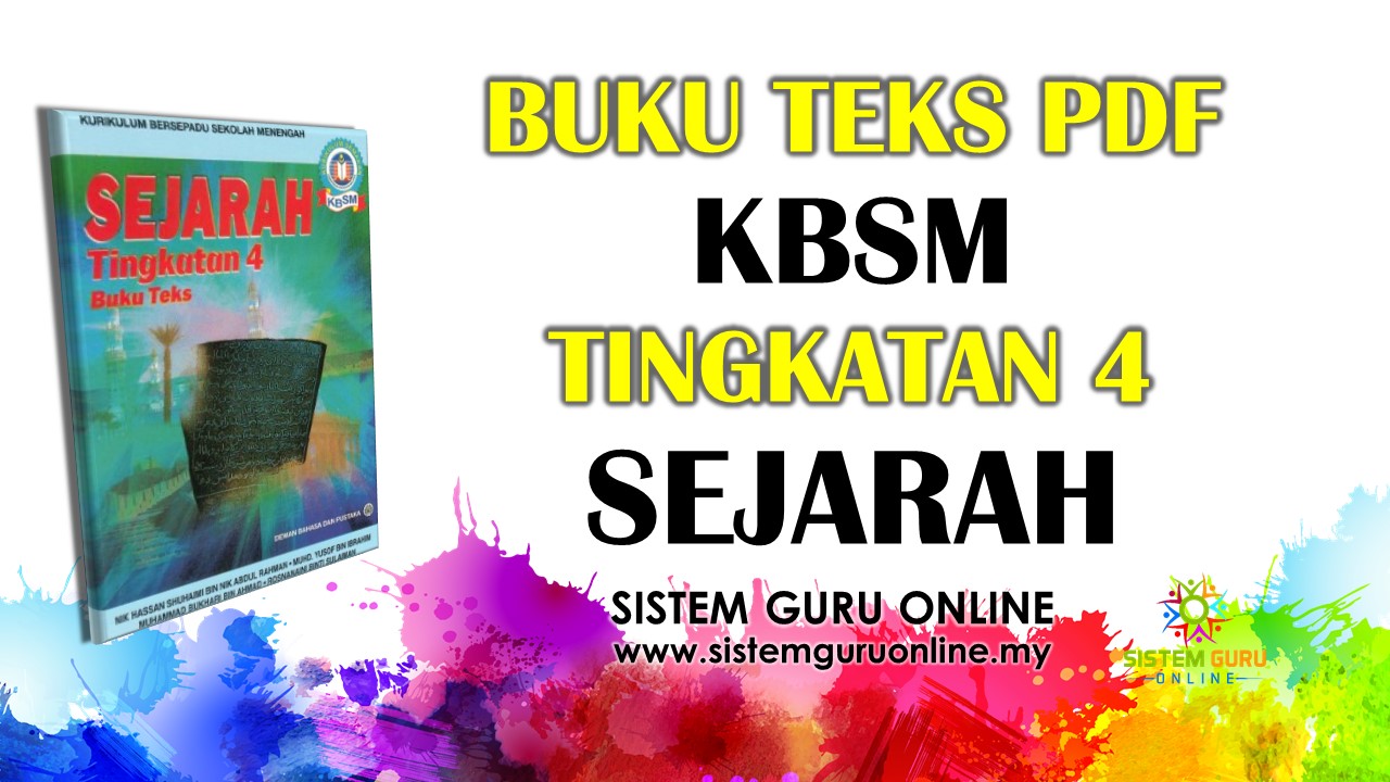 Buku Teks PDF KBSM Tingkatan 4 Sejarah - Pendidikan Rasmi