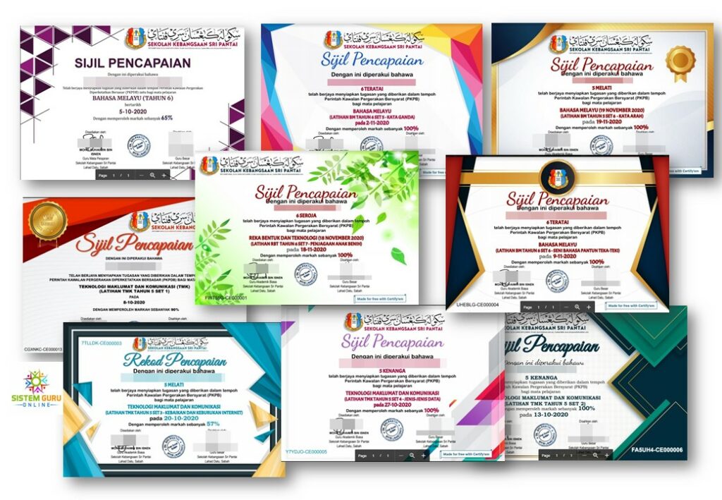 10 Templat Sijil Untuk Google Forms - Pendidikan Rasmi