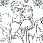 Gambar Mewarna Tahun 1 Dan PraSekolah Gambar Watak Frozen - Pendidikan ...