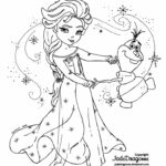 Gambar Mewarna Tahun 1 Dan PraSekolah Gambar Watak Frozen - Pendidikan ...