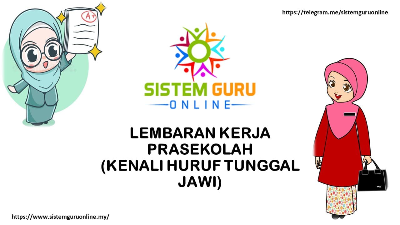 LEMBARAN KERJA PRASEKOLAH (KENALI HURUF TUNGGAL JAWI) - Pendidikan Rasmi