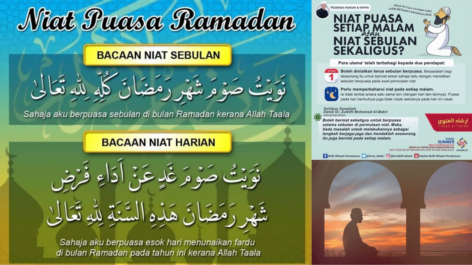Niat Puasa Dan Jadual Waktu Puasa Seluruh Malaysia 2021 - Download RPH ...