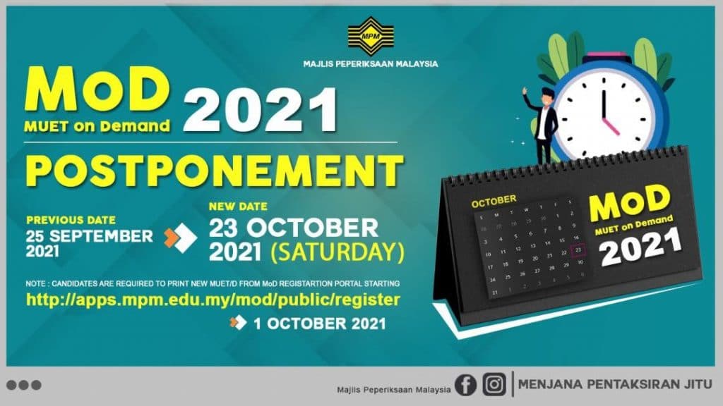 Penangguhan MUET Sesi 2 & 3 Serta Tarikh Peperiksaan Terkini - Download ...
