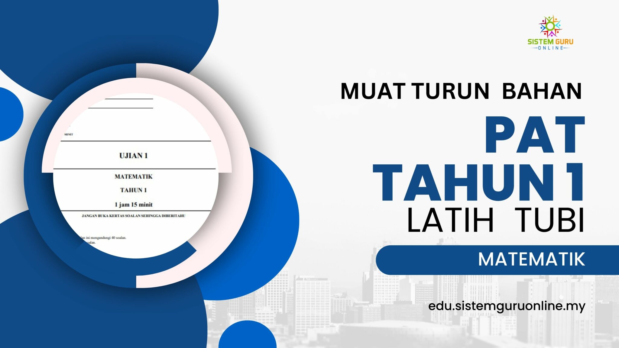 Muat Turun Soalan PAT Matematik Tahun 1 Percuma - Pendidikan Rasmi
