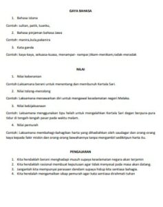 Prosa Tradisional Kepimpinan Melalui Teladan Tingkatan 4 - Pendidikan Rasmi