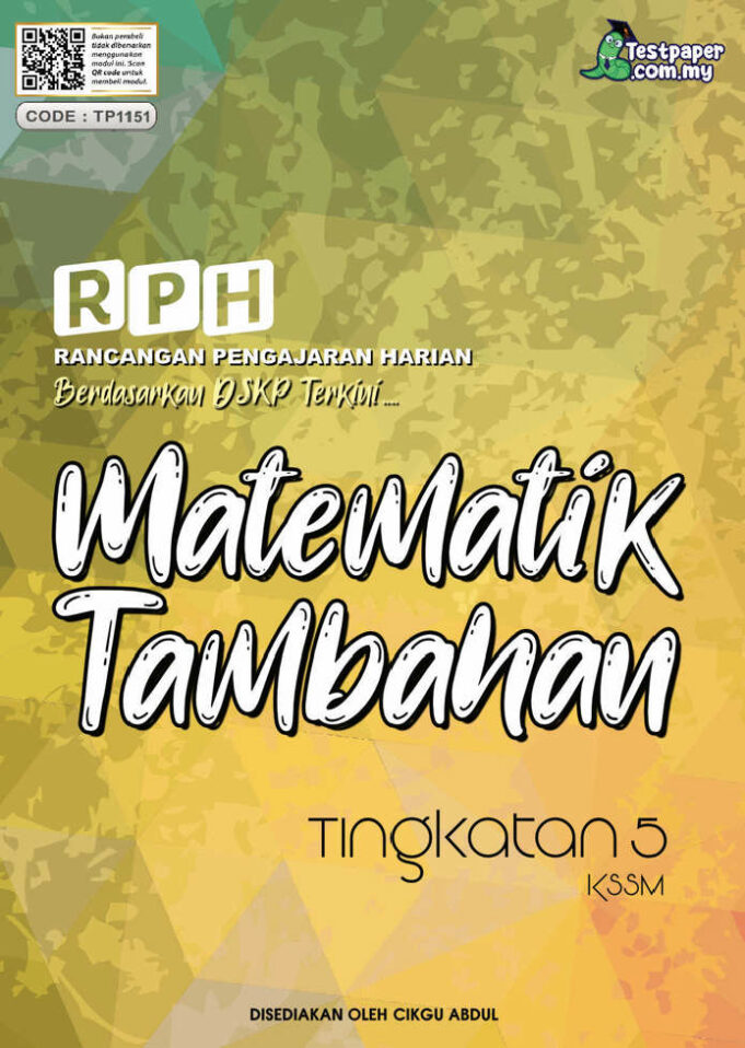 Download RPH Matematik Tambahan Tingkatan 5 Terbaru - Pendidikan Rasmi
