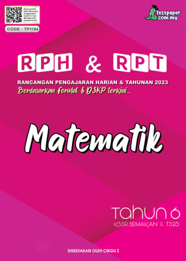 Full RPH Matematik Tahun 6 - Pendidikan Rasmi