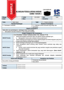 Muat Turun RPH Sains Tahun 3 Link Premium - Pendidikan Rasmi