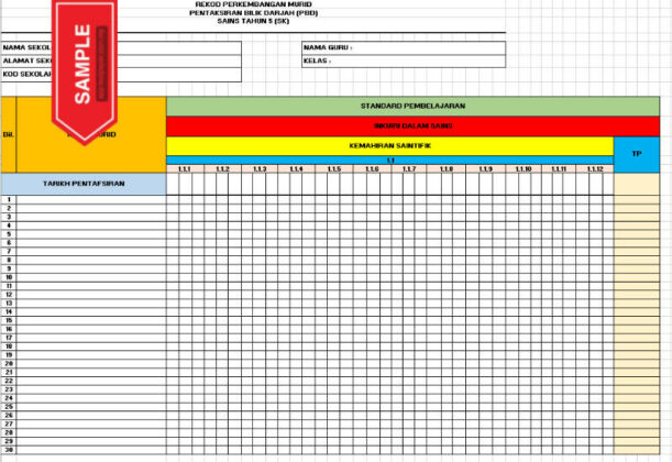 Grab RPH Sains Tahun 5 Untuk Setahun - Pendidikan Rasmi