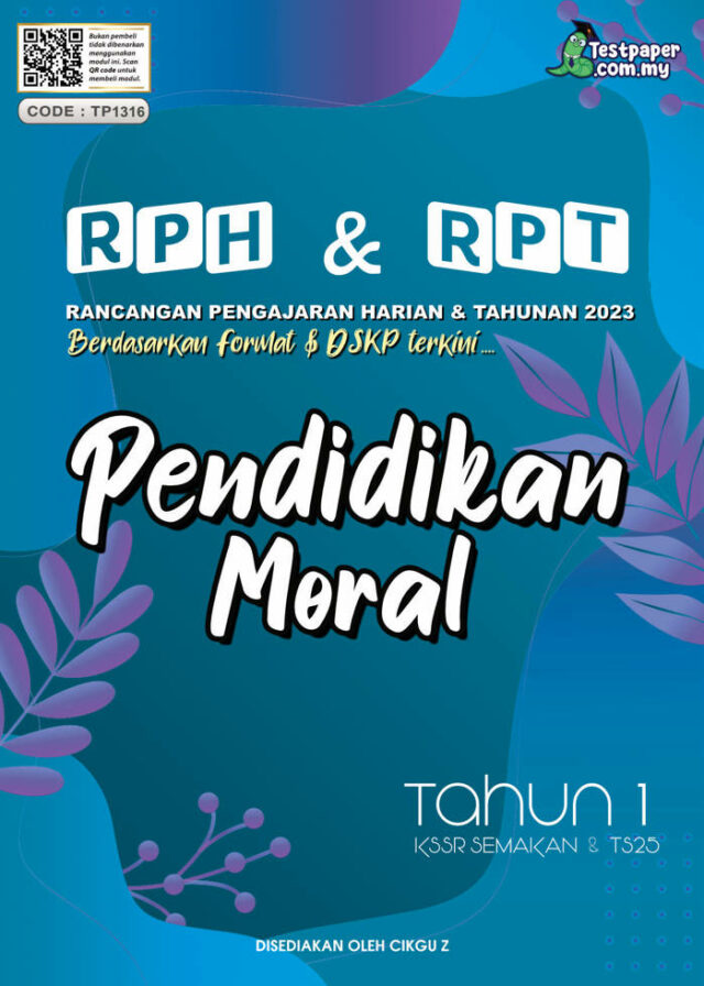 Download RPH Pendidikan Moral Tahun 1 Di Sini - Pendidikan Rasmi