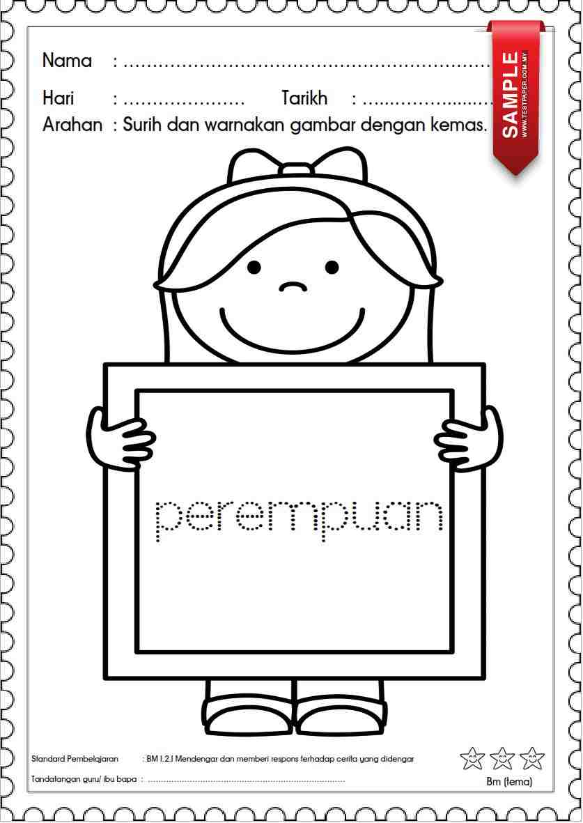 RPH Prasekolah Lengkap 1 Tahun Termasuk Modul & Lembaran Kerja Aktiviti ...