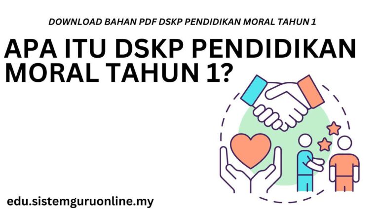 Bahan PDF DSKP Pendidikan Moral Tahun 1 Untuk Guru - Pendidikan Rasmi
