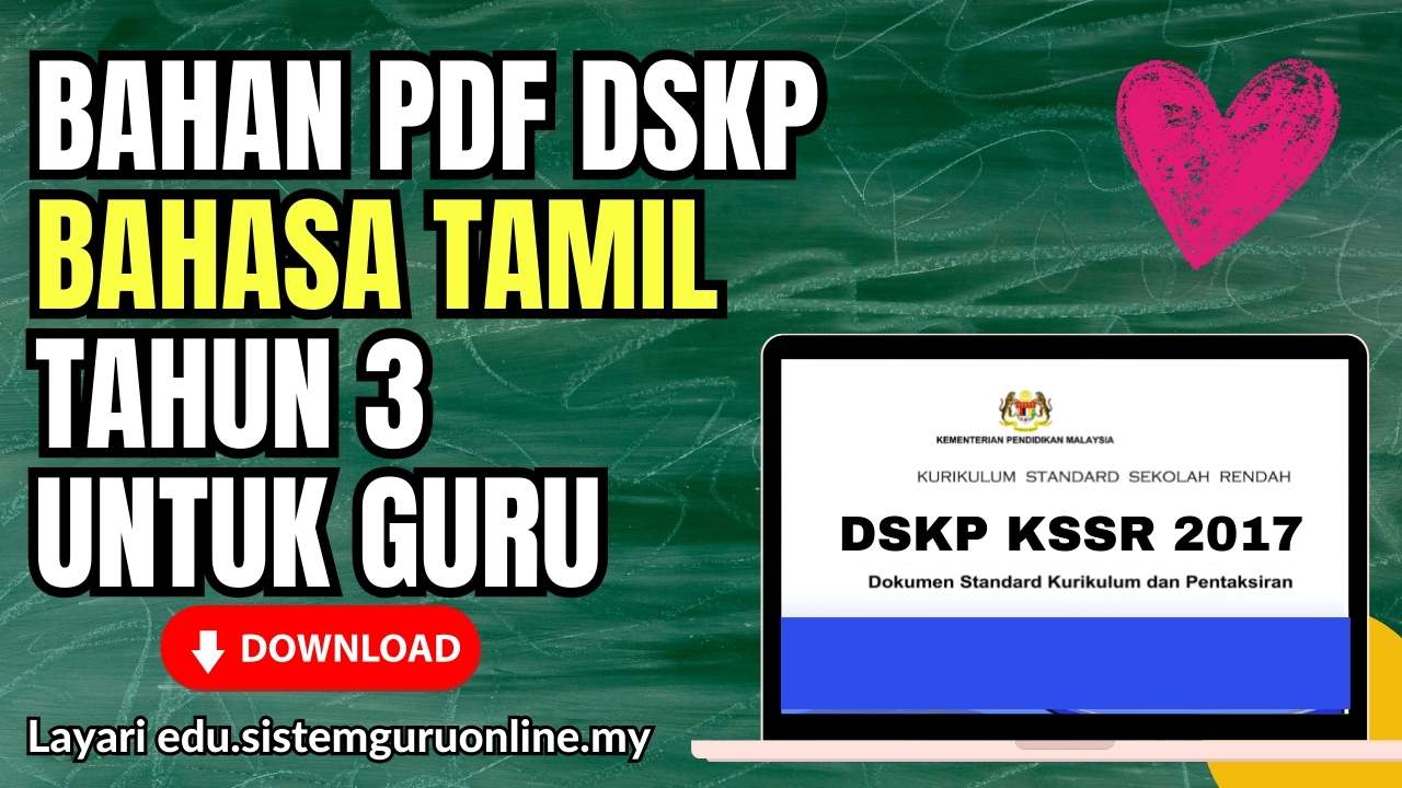 Download Bahan PDF DSKP Bahasa Tamil Tahun 3 - Pendidikan Rasmi