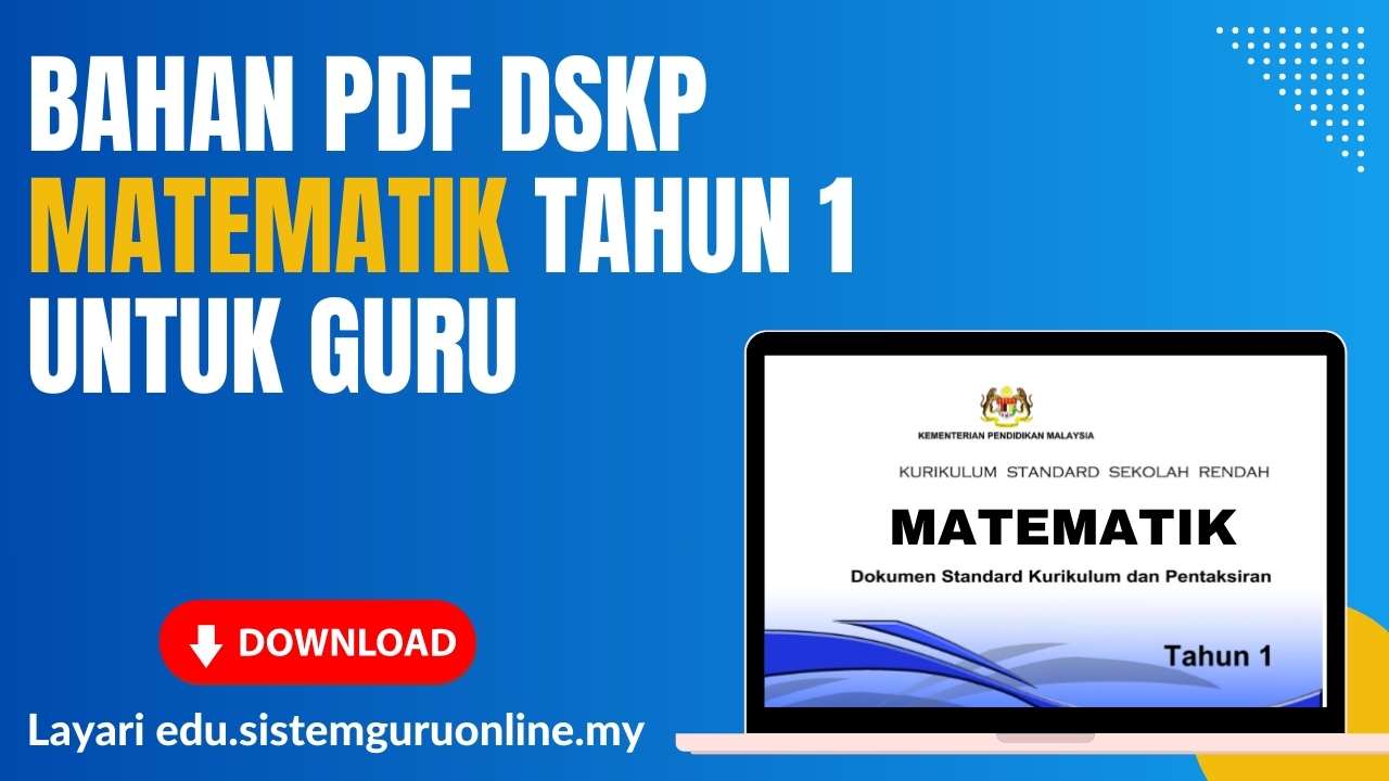 Rujukan PDF DSKP Matematik Tahun 1 Semakan KSSR Tahun 2017 - Pendidikan Rasmi