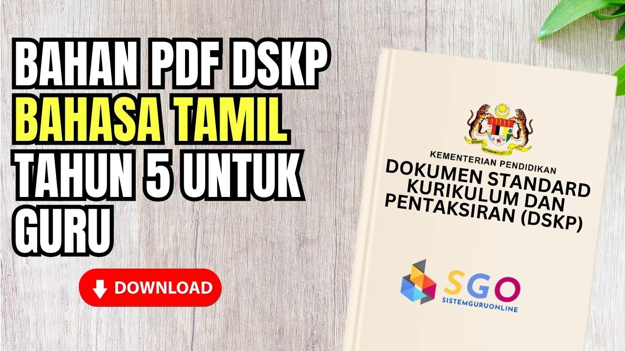 Download PDF DSKP Bahasa Tamil Tahun 5 - Pendidikan Rasmi