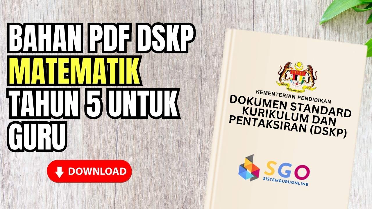 Bahan Fail PDF DSKP Matematik Tahun 5 - Pendidikan Rasmi