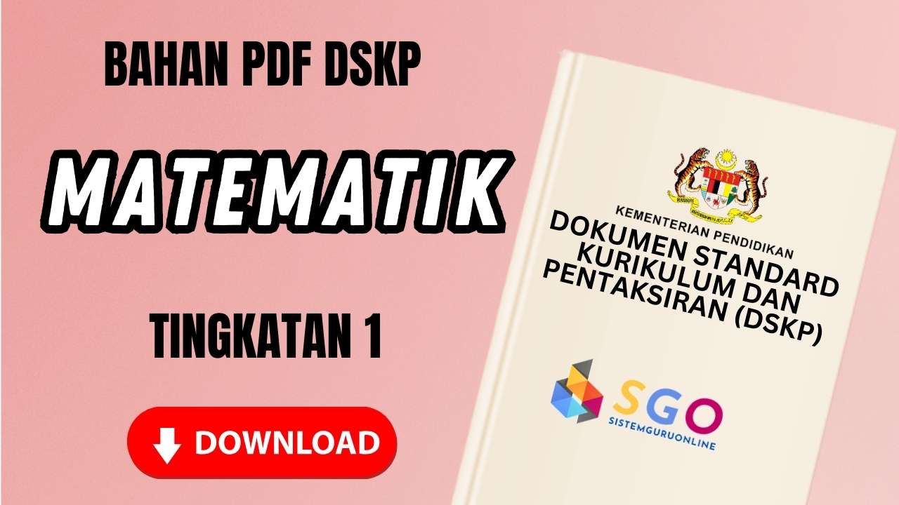 Bahan PDF DSKP Matematik Tingkatan 1 - Pendidikan Rasmi