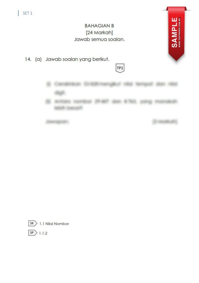 Download Soalan Ujian Sumatif Matematik Tahun 4 Penggal 1 Terbaru - Pendidikan Rasmi