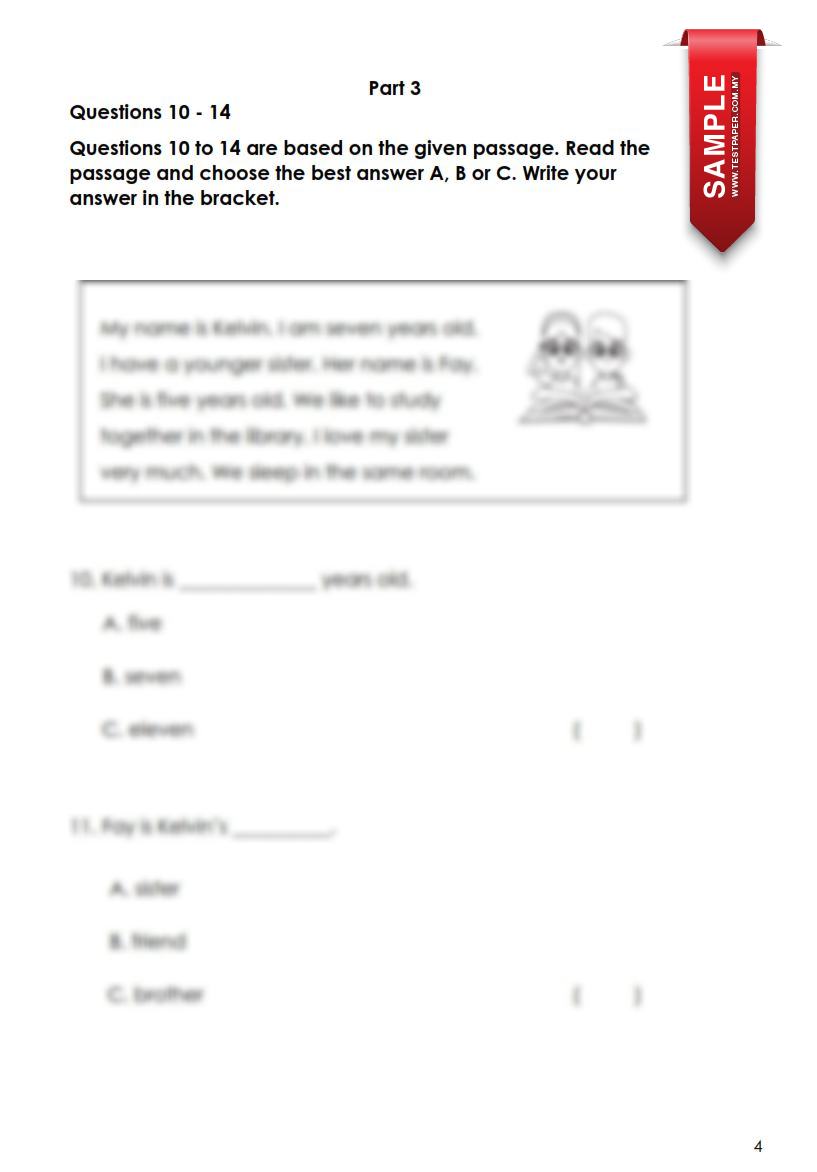 Download Test Soalan Ujian Sumatif English Year 1 Penggal 1 Terbaru ...