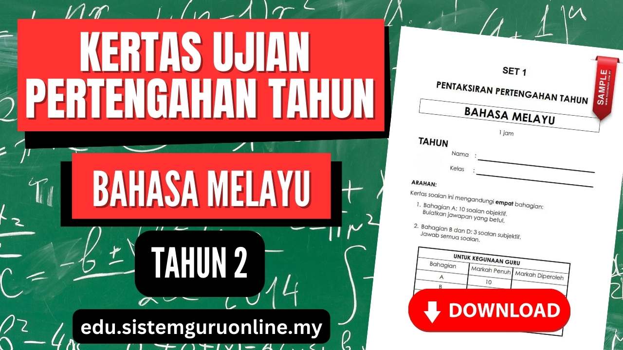 Himpunan Bahan Ujian Pertengahan Tahun BM Tahun 2 PDF Yang Effective - Pendidikan Rasmi