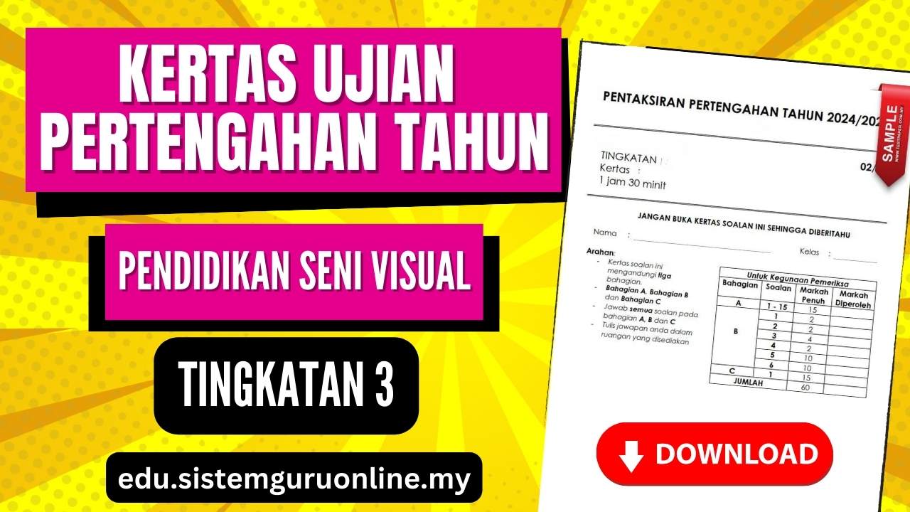 Download Kertas Ujian Pertengahan Tahun PSV Tingkatan 3 PDF Sekolah Menengah - Pendidikan Rasmi