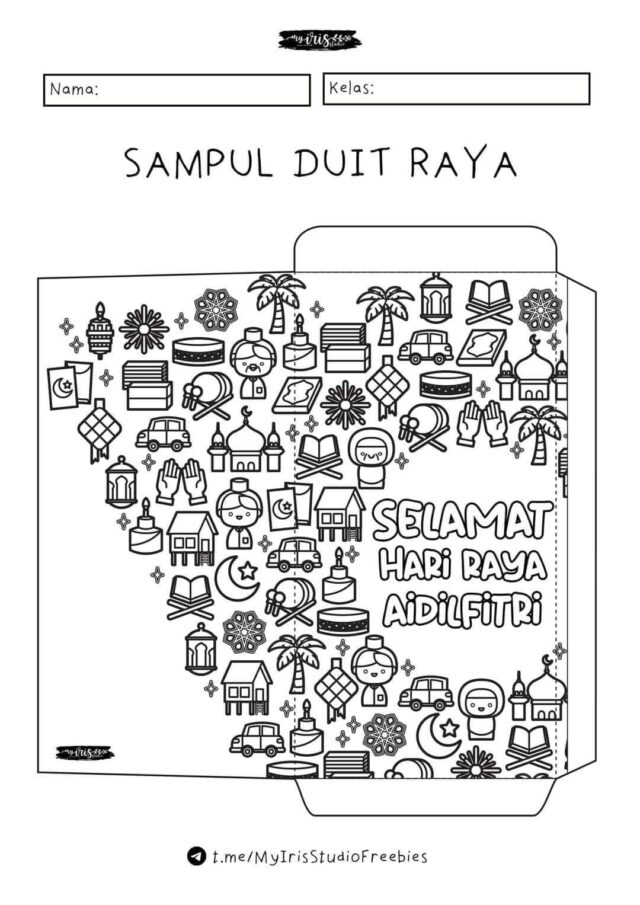 Download 30 Poster Hari Raya Aidilfitri Dan Pelbagai Aktiviti Mewarna ...