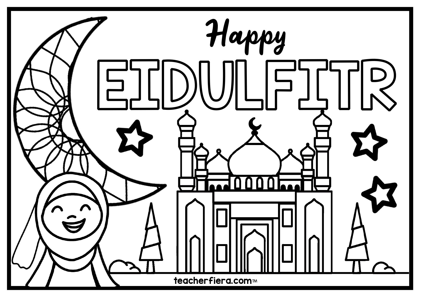 Download 30 Poster Hari Raya Aidilfitri Dan Pelbagai Aktiviti Mewarna ...